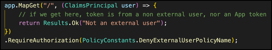 How To Deny External Users Calling Your Azure Ad Secured Api